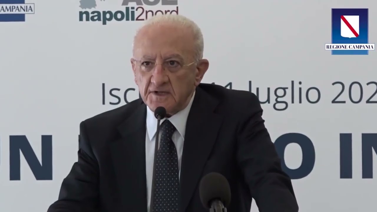 IL PRESIDENTE DE LUCA POSA LA PRIMA PIETRA PER I LAVORI DI AMPLIAMENTO ...