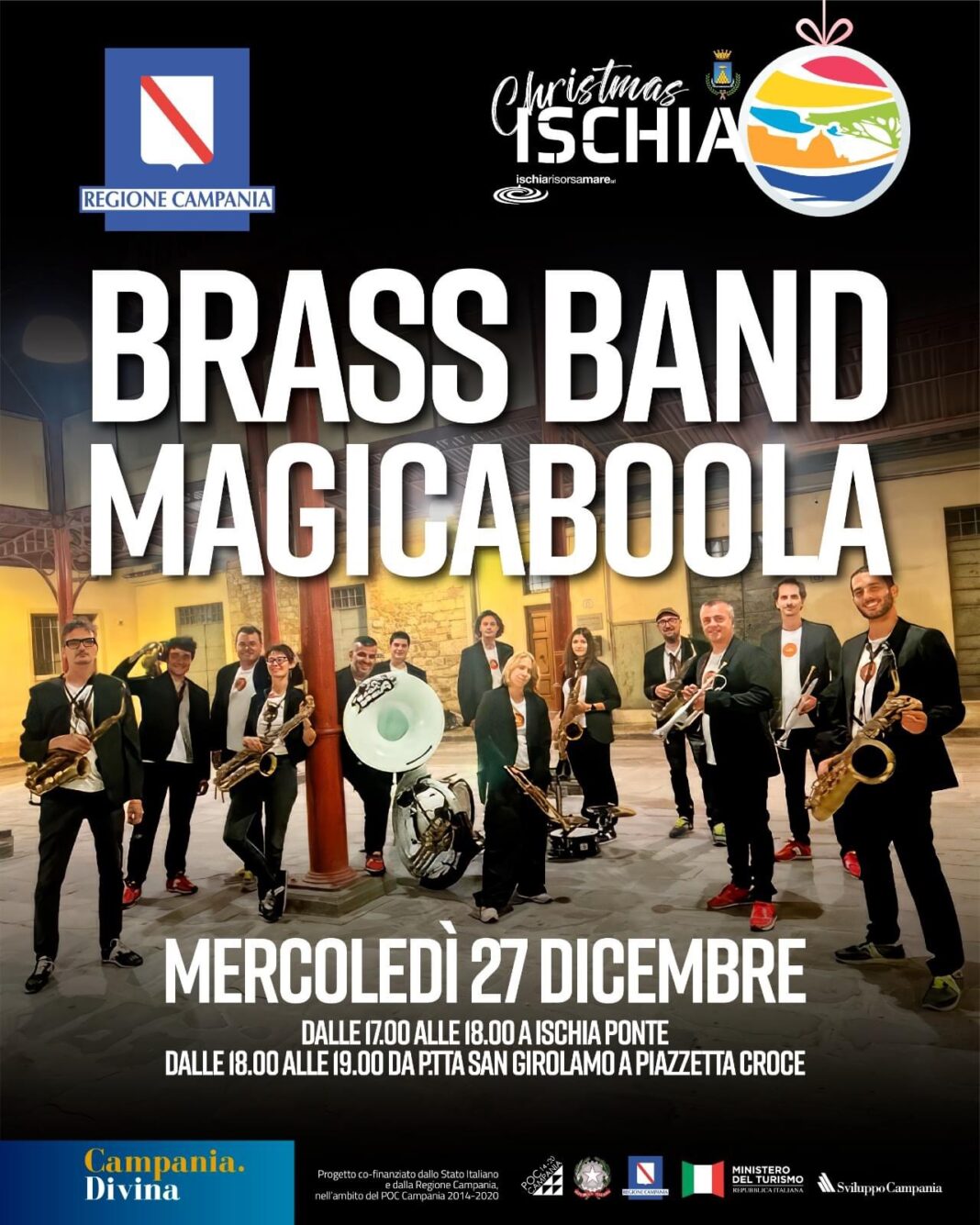 IL NATALE A ISCHIA PROSEGUE CON LA MUSICA ITINERANTE DELLA BRASS BAND ...